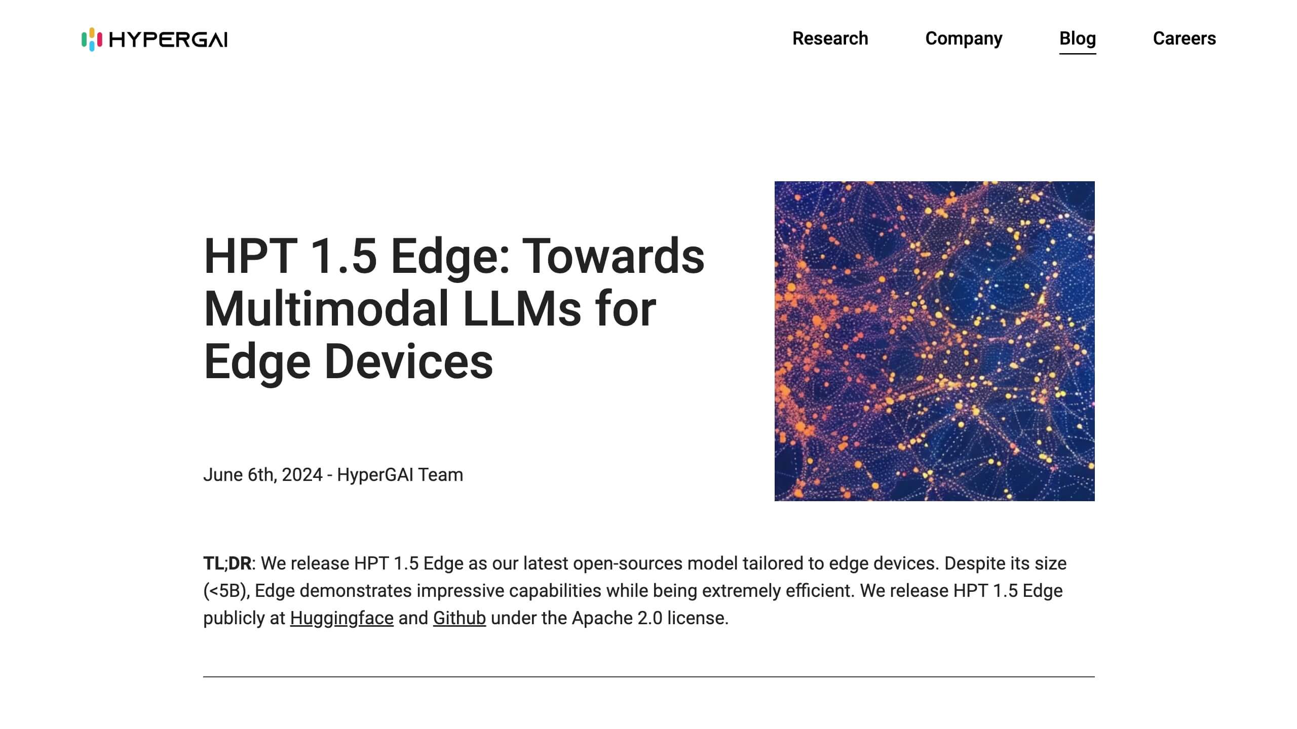 HPT 1.5 Edge: The Best Open-Source 4B Multimodal LLM for Edge and ... HPT 1.5 Edge: The Best Open-Source 4B Multimodal LLM for Edge and ...